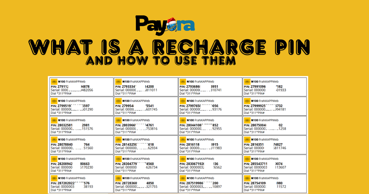 What Are Recharge Pins and How to Use Them in Nigeria (2026 Guide)